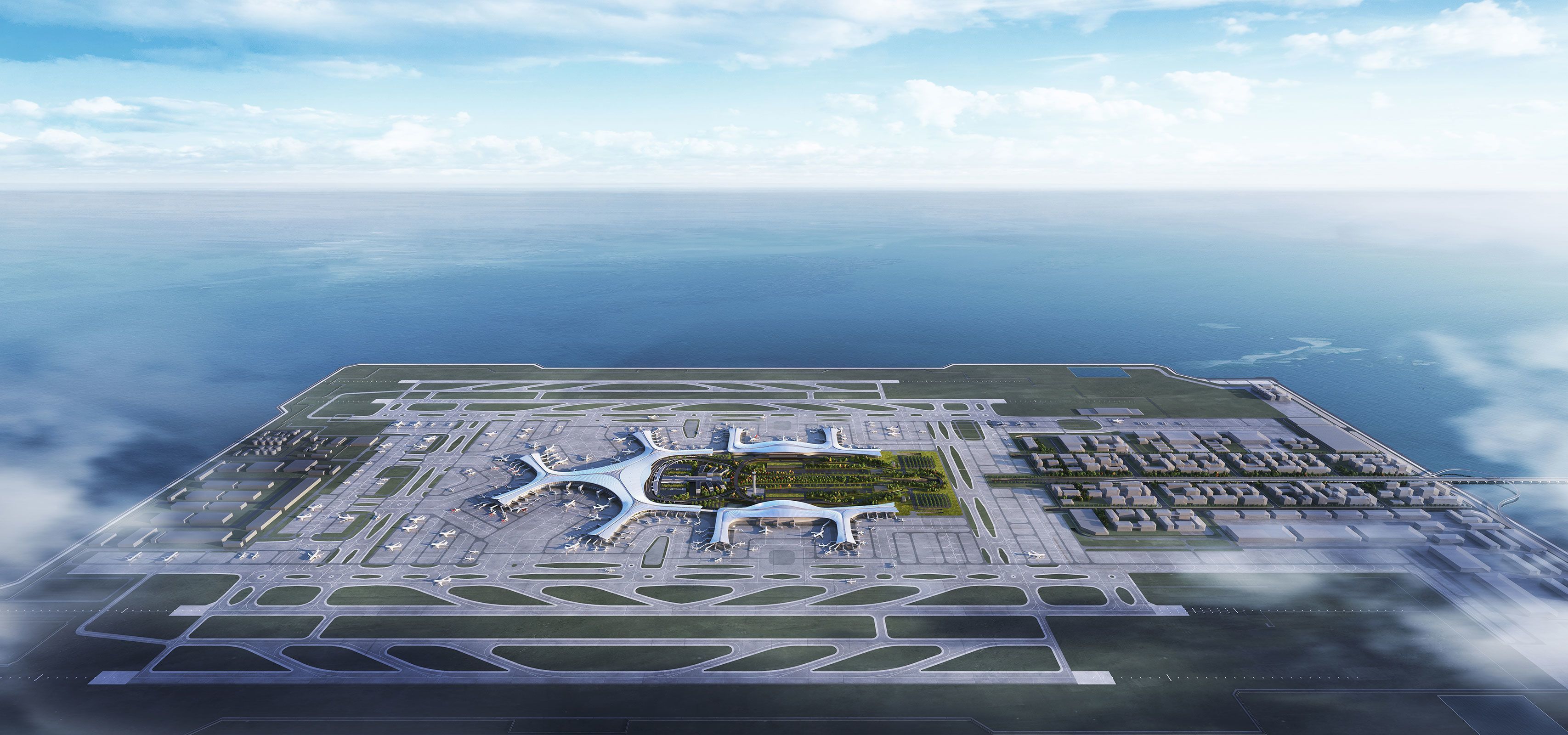 China deve inaugurar maior aeroporto do mundo em ilha artificial | CNN ...